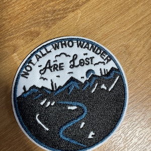 Round Popular Patches 6 DIFFERENT DESIGNS Embroidered Sew on / - Etsy UK