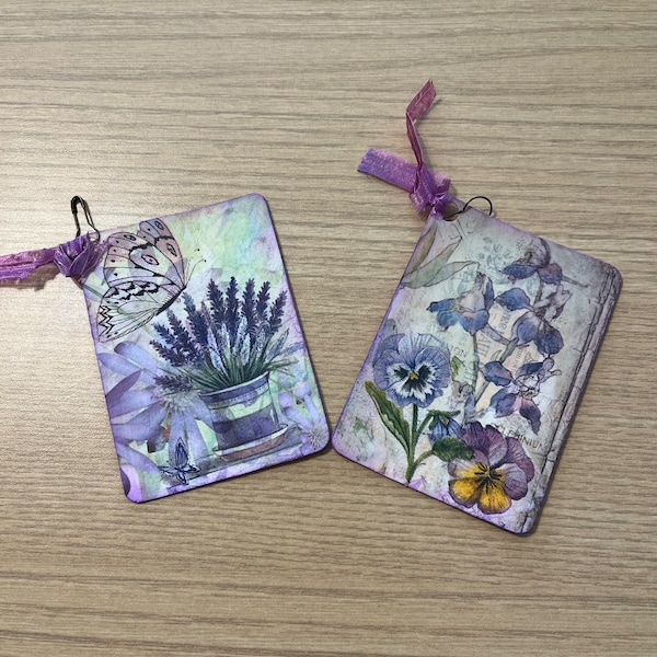 Altered Playing Card, Hanging Tag, Embellished Card, Altered Tags ...