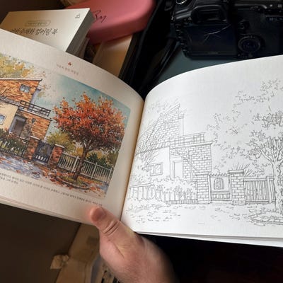 New : Every Day, With You Korean Coloring Book - Etsy