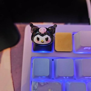 Cartoon Keycap Kawaii Mechanical Keyboard Pink Keycap 3D Keycaps Pink ...