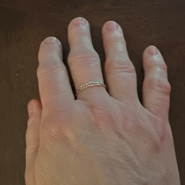 Raso Chain Ring, Soft Ring, Minimalist Ring, Dainty Ring, Chain Ring ...