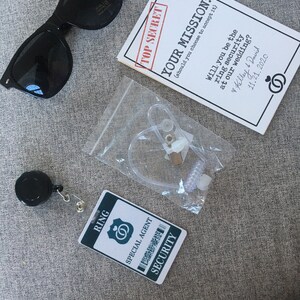 Ring Security ID Badge Set with Sunglasses Wedding Ring | Etsy