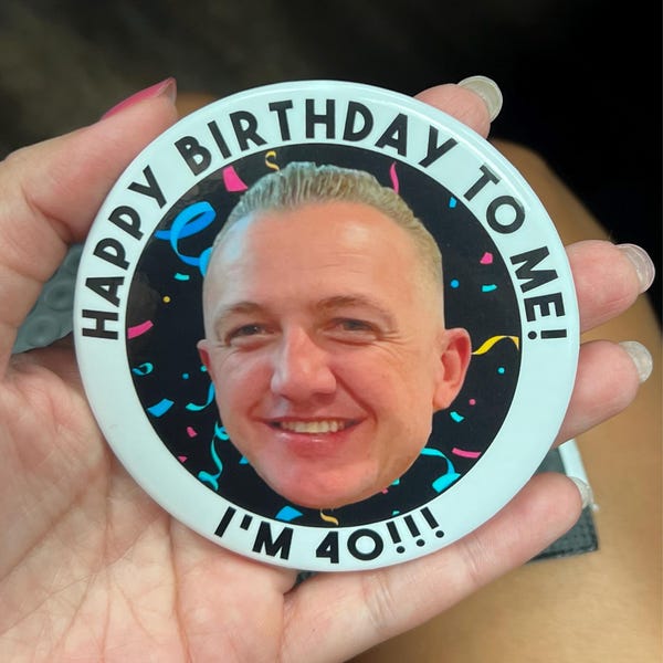 Memorial Button Pin, Memory Pin, Custom Photo Memorial Button Pins, Pin ...