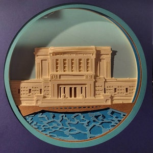 Layton Utah LDS Temple 3D Shadow Box - Etsy