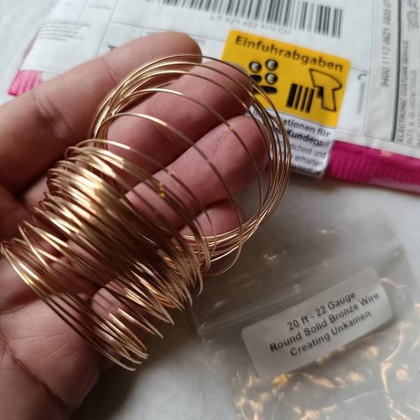 Round Solid Bronze Wire - 100% Guarantee - 4, 6, 8, 10, 12, 14, 16, 18 ...