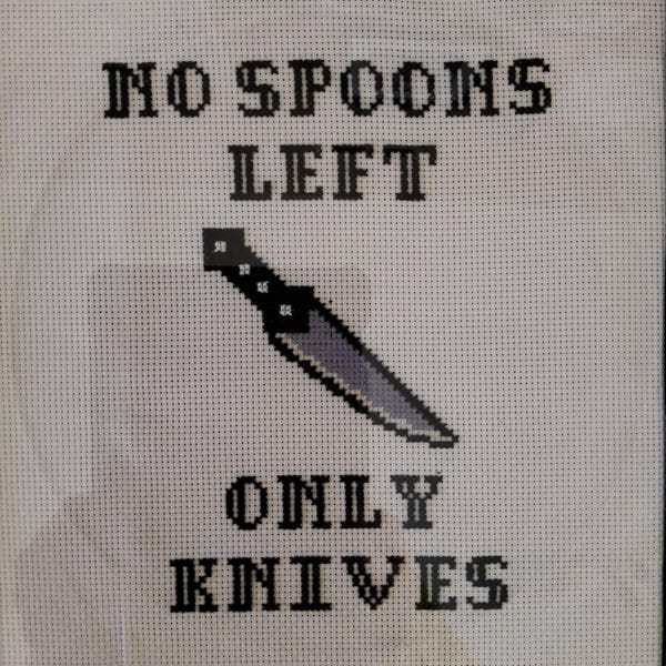 Live Laugh Toaster Bath Cross Stitch Pattern | Subversive Cross Stitch ...