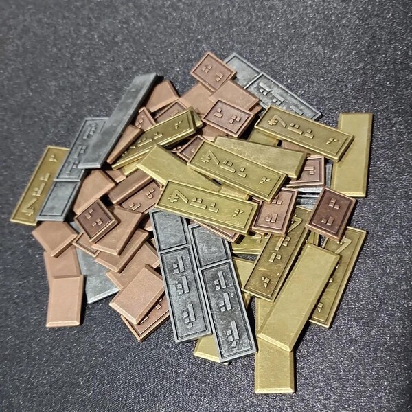 Keyforge Upgraded Board Game Tokens 3 Keys metal, 40mm in Diameter - Etsy