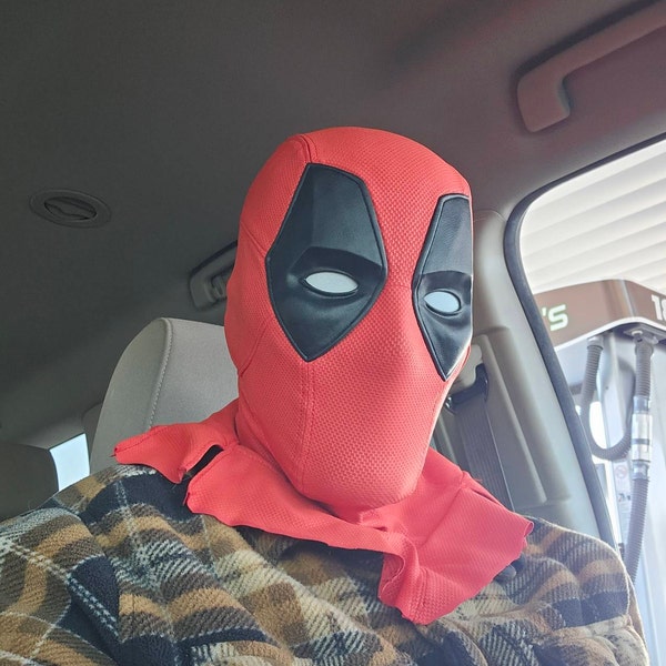 Deadpool 3 Style Halfshell Costume Cosplay Mask With Screen Printed ...
