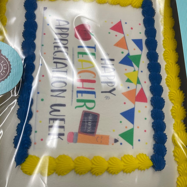 Happy Teacher Appreciation Week Sign Teacher Thank You Sign Apple ...