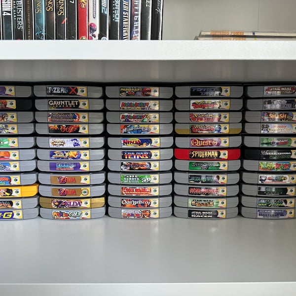 1 Row - Rack Display for Super Nintendo Entertainment System SNES NTSC ...