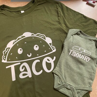 Taco Taquito SVG Set, Cinco De Mayo Svg, Mommy and Me Svg, Mother ...