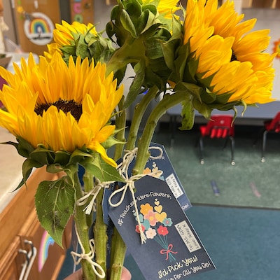 PRINTABLE If Teachers Were Flowers, I'd/we'd Pick You Thanks for All ...