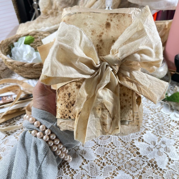 Tea Dyed Paper Journal, Coffee Stained Paper, Grit and Hope Journal ...