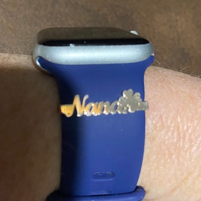 Apple Watch Letter Accessory ,personalized Watch Band Charm, Custom ...