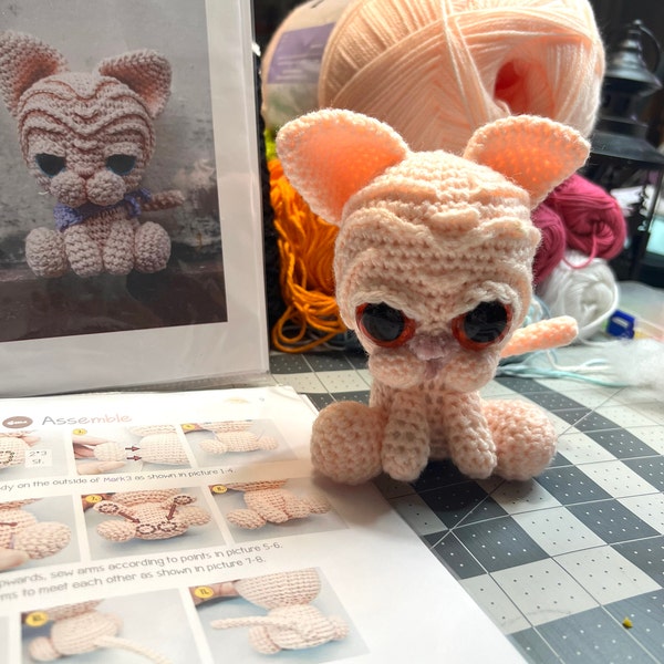 Sphynx Cat PDF Pattern (amigurumi, Crochet , Photo Tutorial, How To) - Etsy