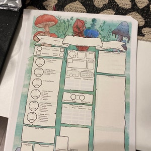 Adventuring Gear Dnd Character Sheet / Dnd Character Sheet PDF ...