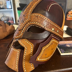 Digital LARP Leather Viking Helmet PATTERN Viking Set - Etsy