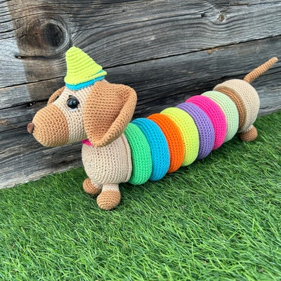 DOG STACKING TOY Crochet Pattern, Dog Amigurumi Baby Activity Toy,ring ...