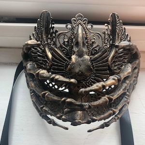 Blind Gothic Masquerade Mask, Moth Mask for Men and Women, Halloween ...