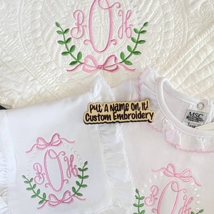 Machine Embroidery Monogram Frames / Girl's Embroidery / Girl / 1711 ...