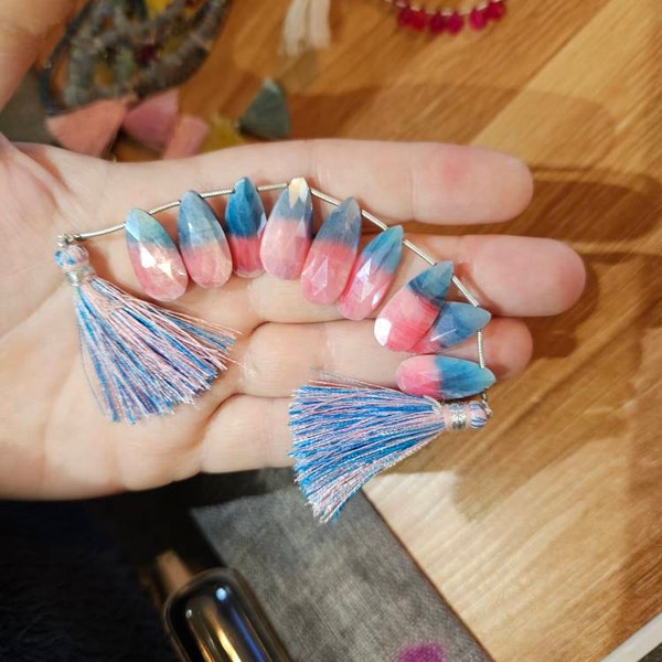 Grapholite Smooth Tumble Shape Gemstone Beads Strand 4" Inch Strand ...