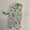 Blueberry Cow Sticker - Etsy
