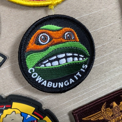 Cowabunga It is Patch - Etsy