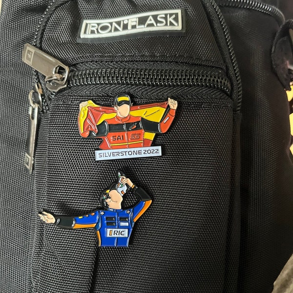 Carlos Sainz F1 Silverstone 2022 Soft Enamel Pin - Etsy