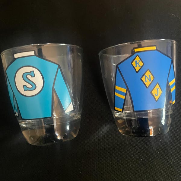 Mr. and Mrs. Natty Boh Wedding Glass Set Hand-painted for Marylanders ...