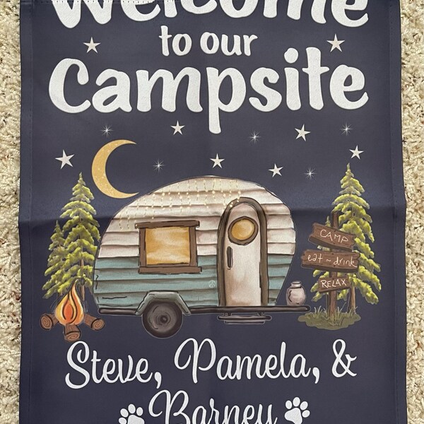 Custom License Plate for Camping Couple, Personalized Vanity Plate ...