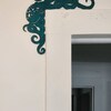 Octopus Door Frame Topper Metal | Door Frame Corner Sign | Metal Wall ...