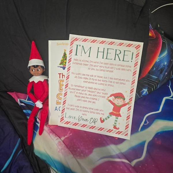 Elf Arrival Letter, First Time Elf Arrival Letter, Christmas Elf ...