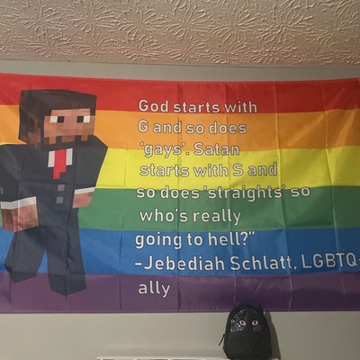 Jschlatt Jebediah Schlatt Flag Gay LQBTQ Ally Pride Flag Banner Any ...