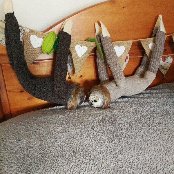 Small Sloth, Mini Sloth, Sock Animal, Sock Sloth, Sock Pet, OOAK, Plush ...