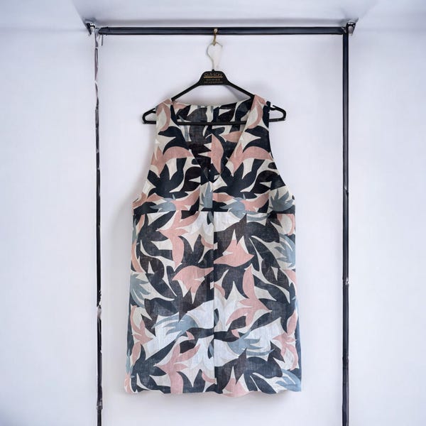 Linen Mini Dress Sewing Pattern: Beginner Friendly (XS-XXXL) (digital ...