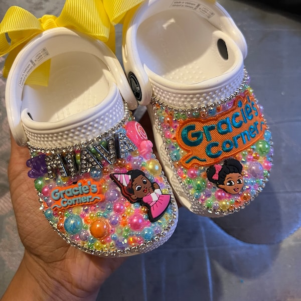 Custom Toddler Bling Crocs. Sizes 4c to 10c Only. (please Read ...