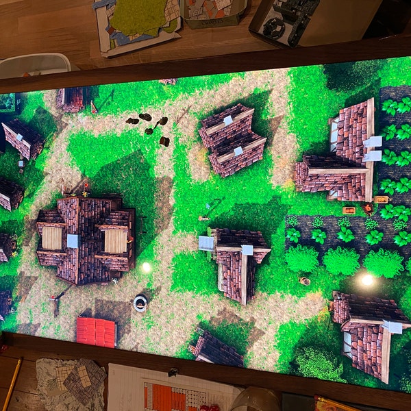 The Dungeon Display - A Portable RPG Gaming Board (4K UHD 43" TV ...