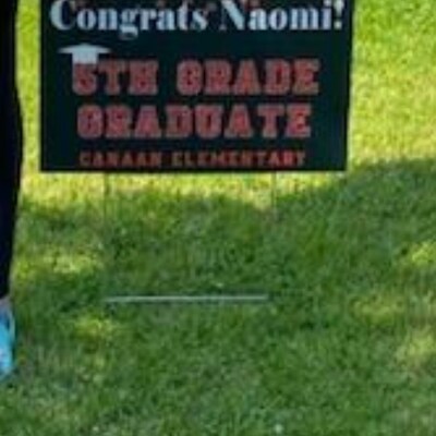 Elementary Graduation Yard Sign Middle School 2023 Graduate 12x18 Size ...