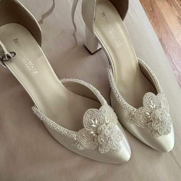 Communion Girl Shoes Rose Gold Crystals Embellish,white Shoes Ivory ...