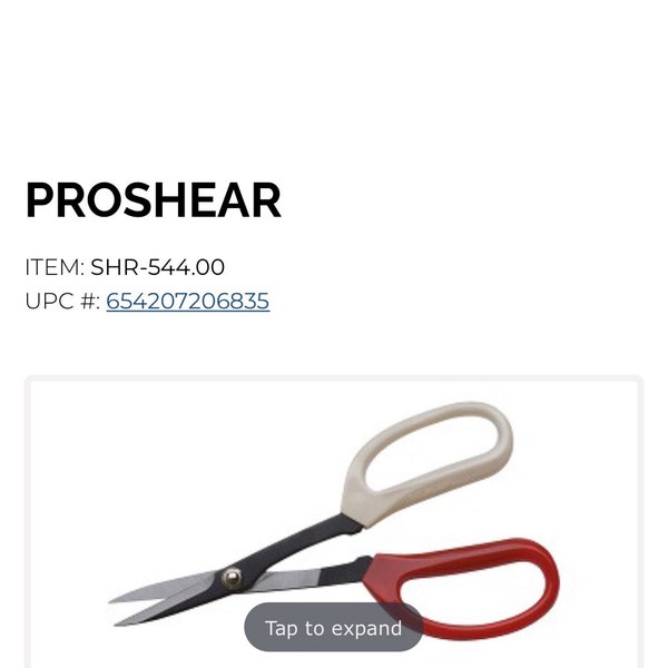 Proshear Metal Shears With Comfort Grip Handles - Etsy