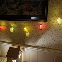 Squared Multi Color String Lights Japanese Paper Lantern Fairy Lights ...