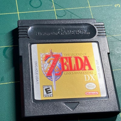Gameboy Color Zelda Links Awakening DX Replacement Label Decal Sticker ...