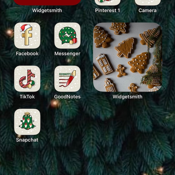 HAND-MADE CHRISTMAS App Icons | Festive Season | Personalized ...