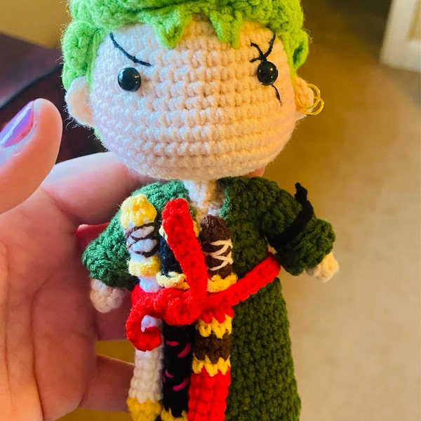 Amigurumi Nico Robin, Crochet Nico Robin, Crochet Robin, Handmade Gift ...