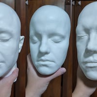 WILLEM DAFOE Made to Order Life Mask Cast Lifemask Lifecast White ...
