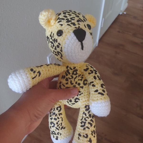 Cheetah Amigurumi Crochet Cheetah Pattern Digital Download PDF - Etsy