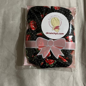 Custom Company Branded Scrunchie Hair Tie Your Logo Company - Etsy