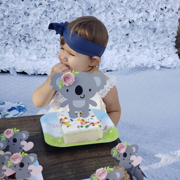 Koala Bear Cake Topper- ANY AGE - Etsy