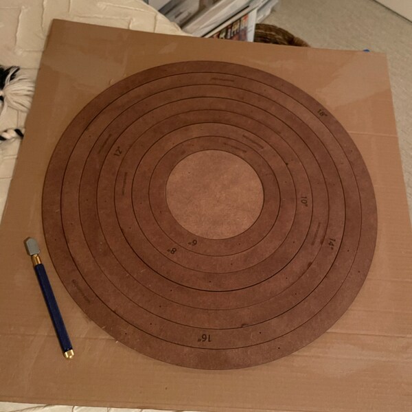 Stained Glass Layout Frame, Round Layout Frame, Stained Glass Jig, 8 ...