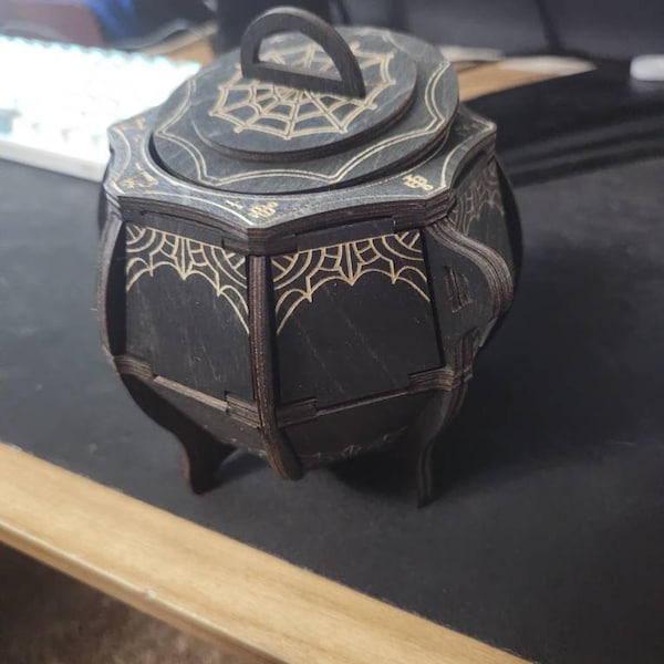 Small Tarot Card Holder, 5 Drawer Box, 4 Tarot Deck Holder, Tarot ...